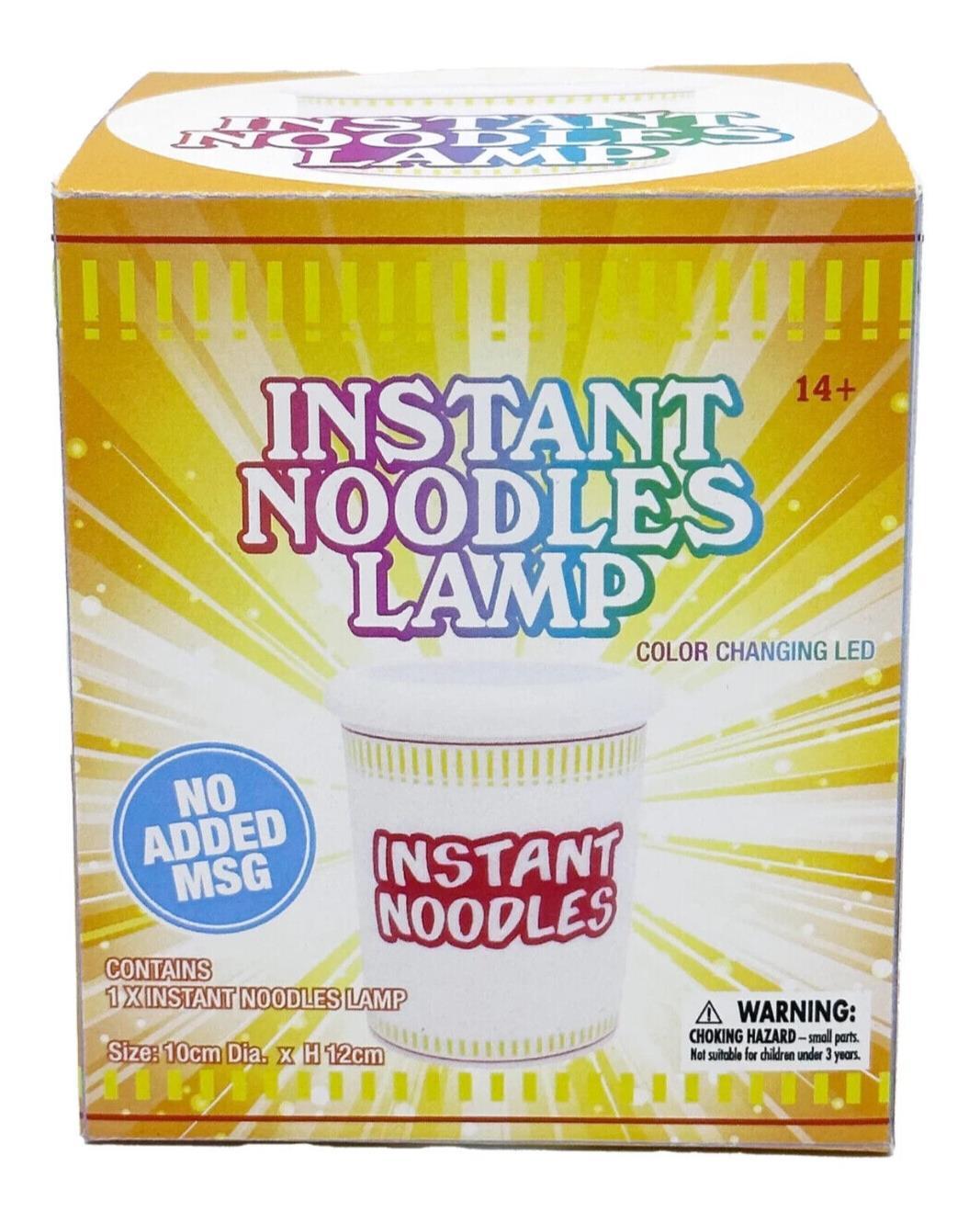Ramen Instant Noodles Lamp Cup - Portable Night Light - Changes colors ...