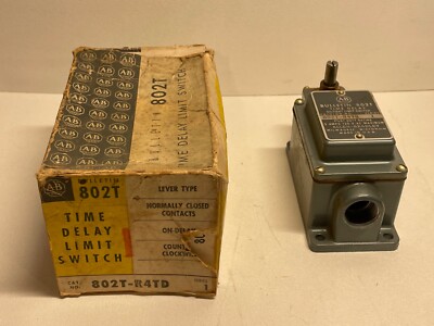 Allen-Bradley 802T-R4TD Time Delay Limit Switch Lever Type NC CCW On ...