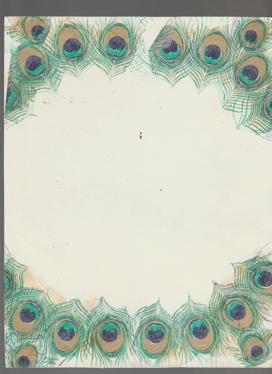 Peacock Feather Border