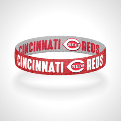 Reversible Cincinnati Reds Bracelet Wristband Big Red Machine Reds ...