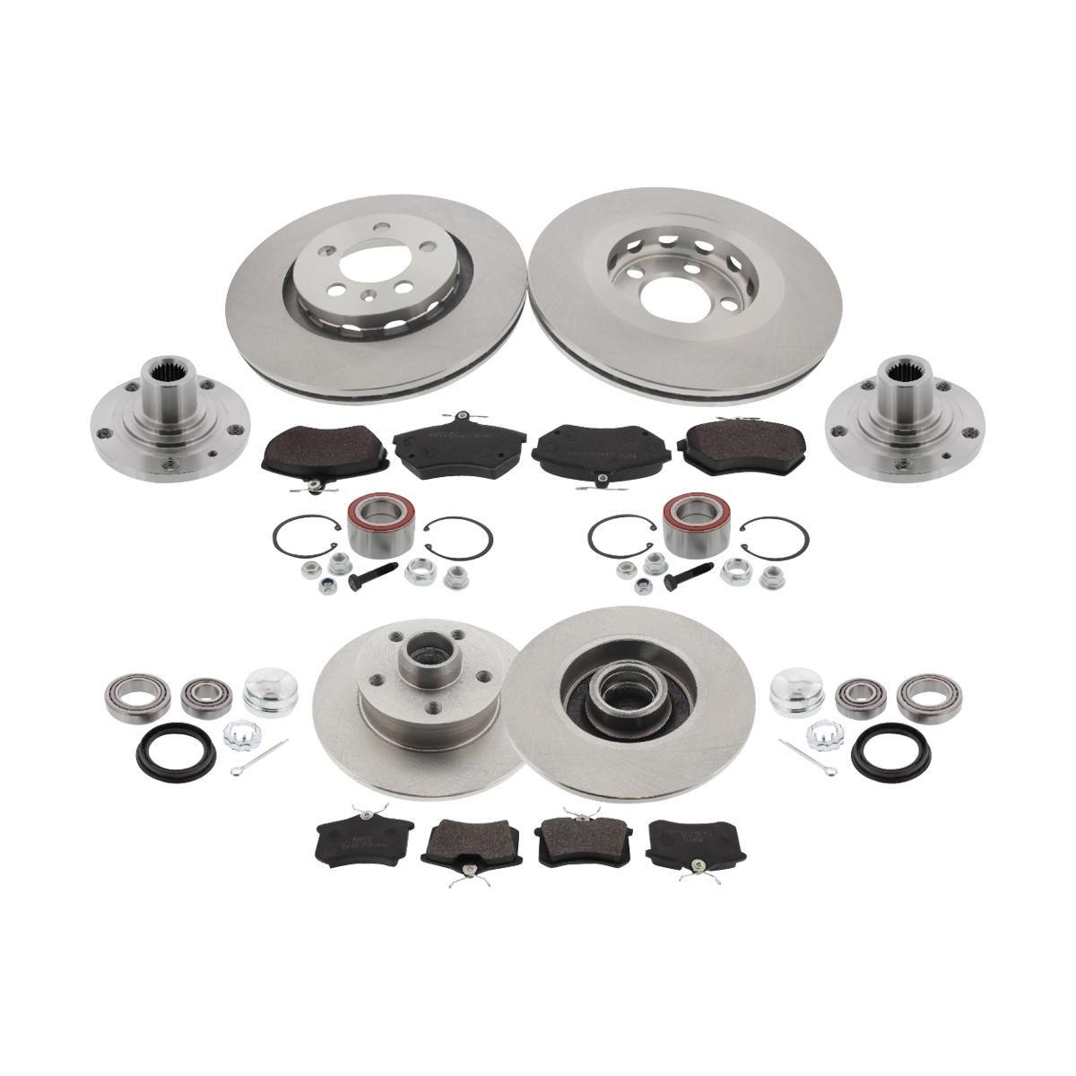 VW Golf MK2 MK3 Jetta 2 Brake Set Wheel Hub Front Axle Rear Axle ...