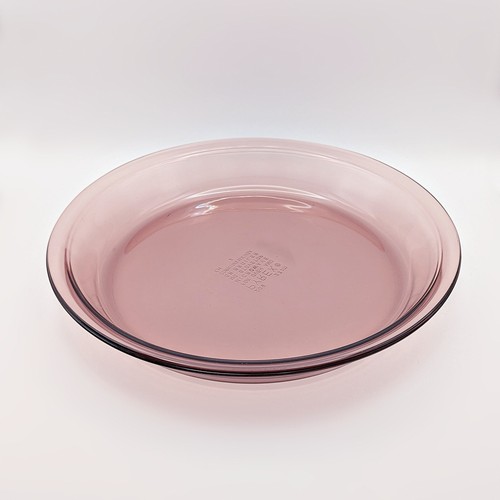 Vintage Pyrex Cranberry Amethyst Pie Plate 9" | Purple Glass Bakeware ...