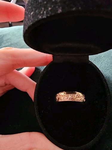 Lord Of The Rings 9ct Gold Ring By NLP Inc. LOTR | eBay Australia