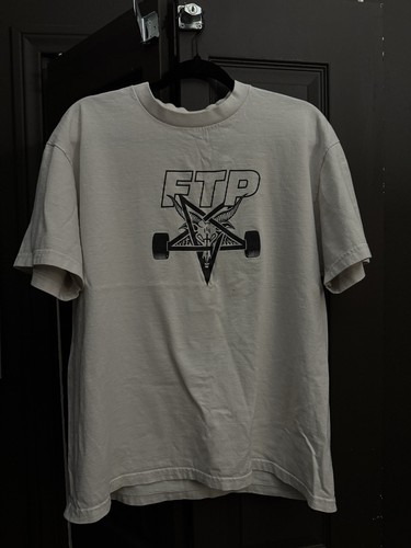 FTP x Thrasher white goat head/skategoat star with wheels size XL | eBay