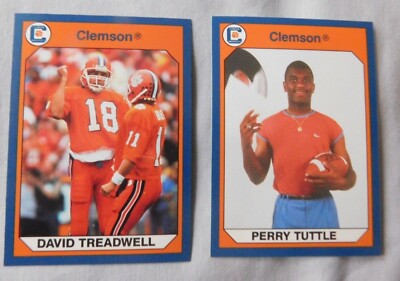 1990 Collegiate Collection Clemson Tigers Trading Card Pick one | eBay