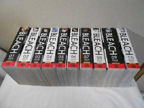 BLEACH Taito Kubo Vol. 1-10 Magazine Book Comic Complete Manga Language ...