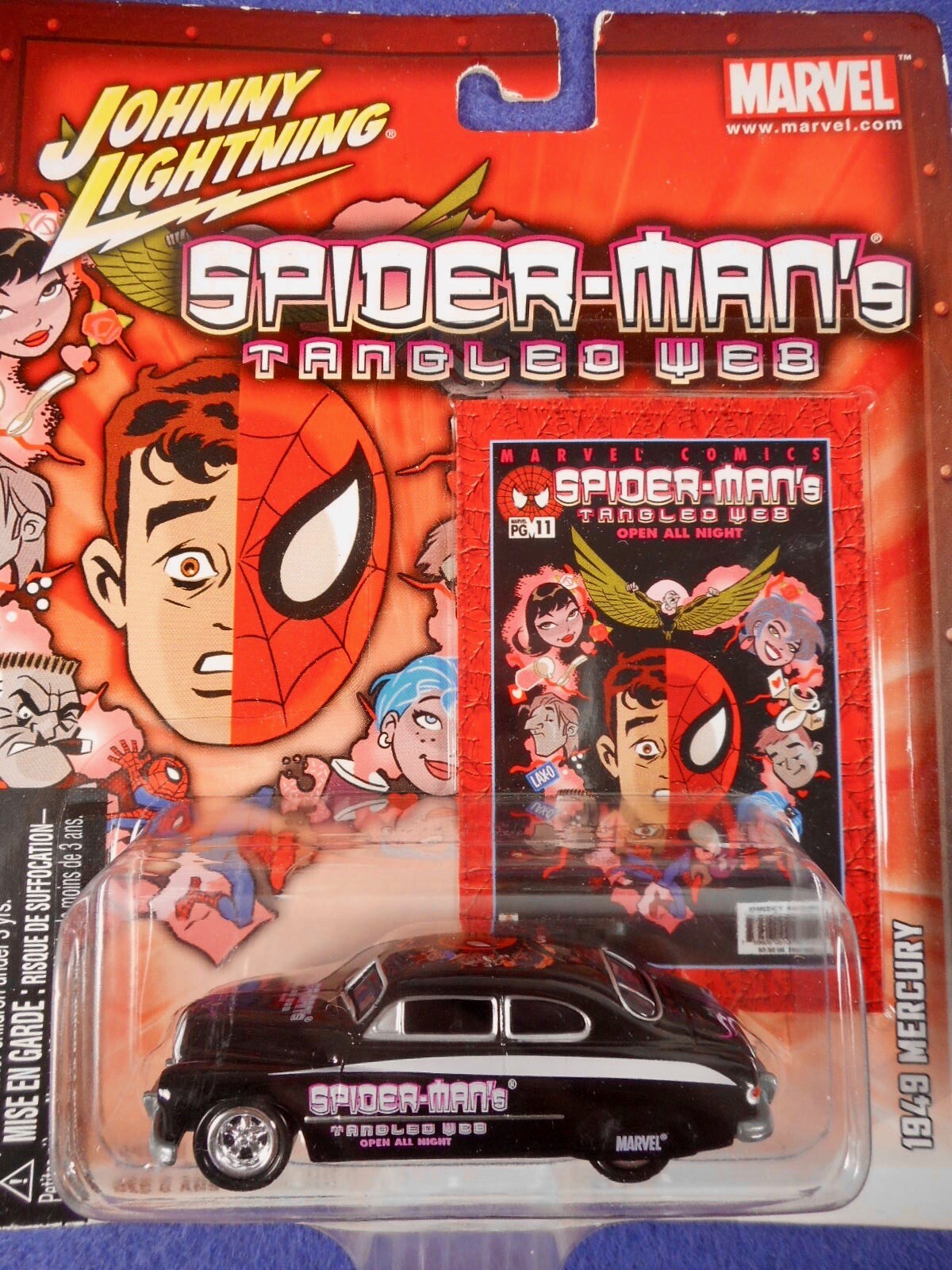 JOHNNY LIGHTNING SPIDER- MAN 1949 MERCURY - 1:64TH SCALE DIE-CAST | eBay