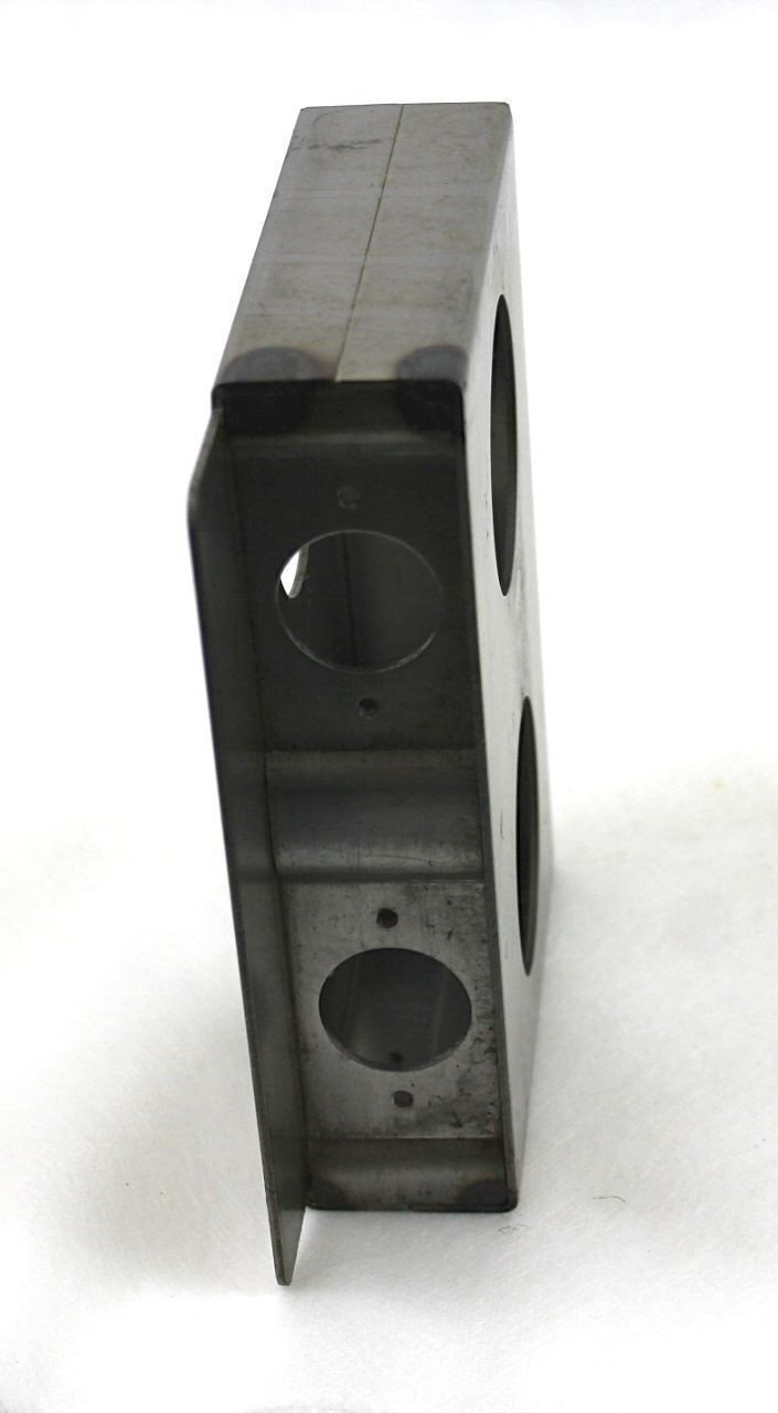 (2x) Gate / Door Steel Lock Box - Double Hole - Weld - 1 1/2" x 6 3/4 ...