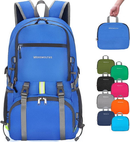 20/35L Lightweight Hiking Backpack, Ultralight Water Resistant Packable ...