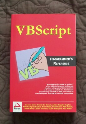 VBScript Programmer's Reference - Softcover | eBay