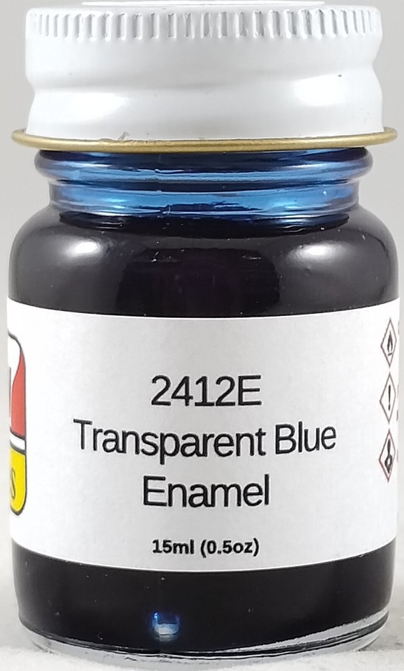 MCW Finishes 2412E Transparent Blue Enamel Model Paint for Auto | eBay