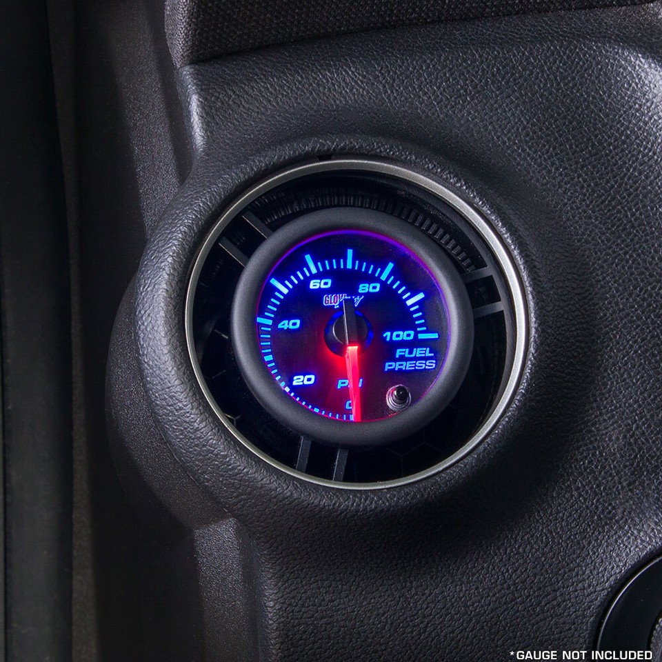 GlowShift 52mm Air Vent Single Gauge Pod for 10-15 Chevy Camaro Gen5 SS ...
