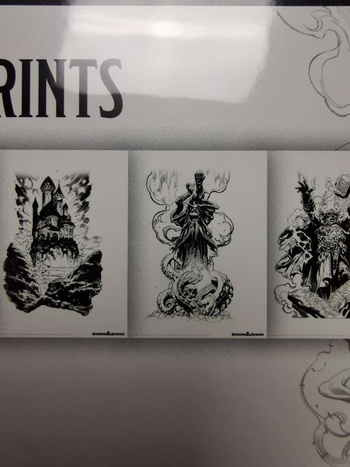 DUNGEONS & DRAGONS Set Of 7 Lithograph Prints NEW Limited To 1974 Sets ...