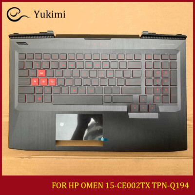 FOR HP OMEN 15-CE002TX TPN-Q194 Black C Shell Upper Palmrest Backlit ...