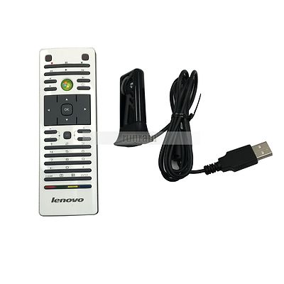 Lenovo MCE RC6 IR Remote Control USB Receiver Microsoft Windows Media ...