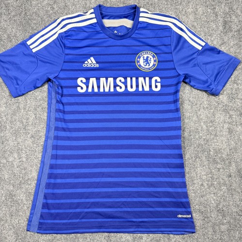 Chelsea FC Adidas ClimaCool Soccer Jersey Royal Blue Samsung Sponsor ...