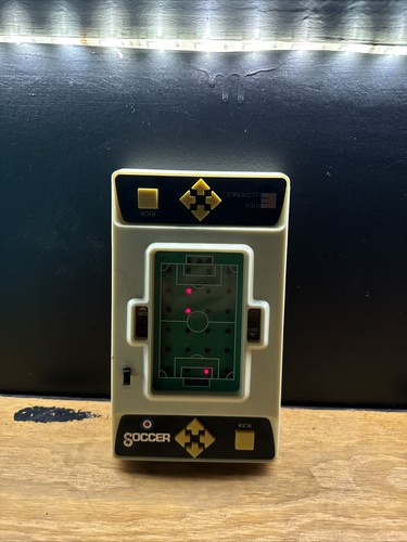 Vintage 1979 Entex Industries Electronic Handheld Soccer Game Tested ...