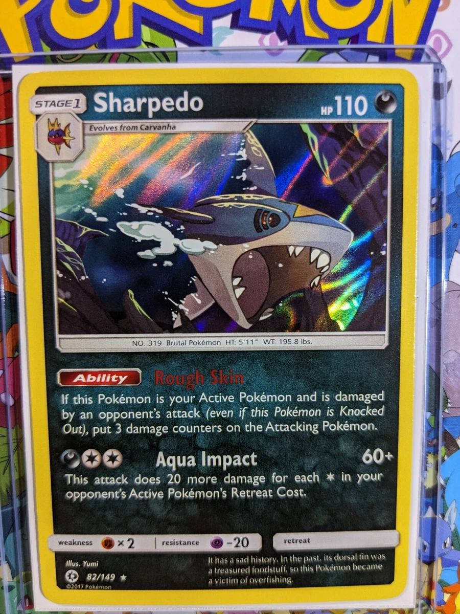 Pokemon Sharpedo Card