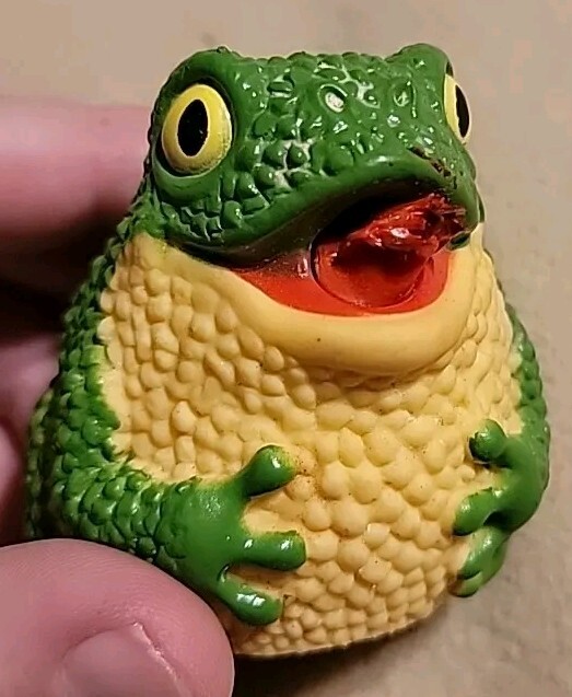 Vintage RUSS Toad Rubber Frog Bath Toy | eBay