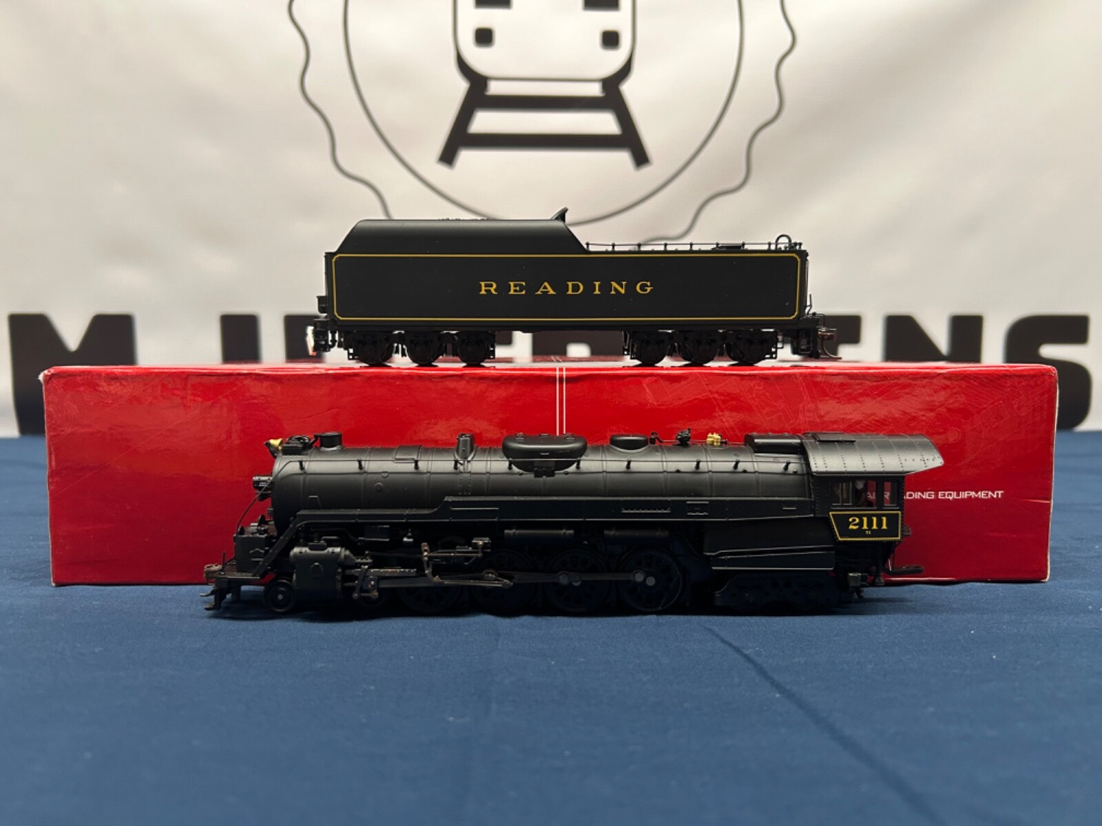 Precision Craft Model HO Reading #2111 4-8-4 T-1 Steam Engine w/ LokSound 586 | eBay