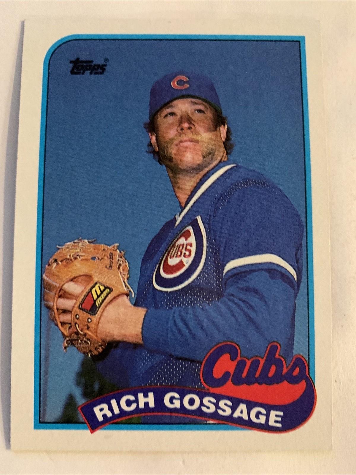 1989 Topps Baseball Card #415 Rich Goose Gossage Chicago Cubs NMMT Free ...