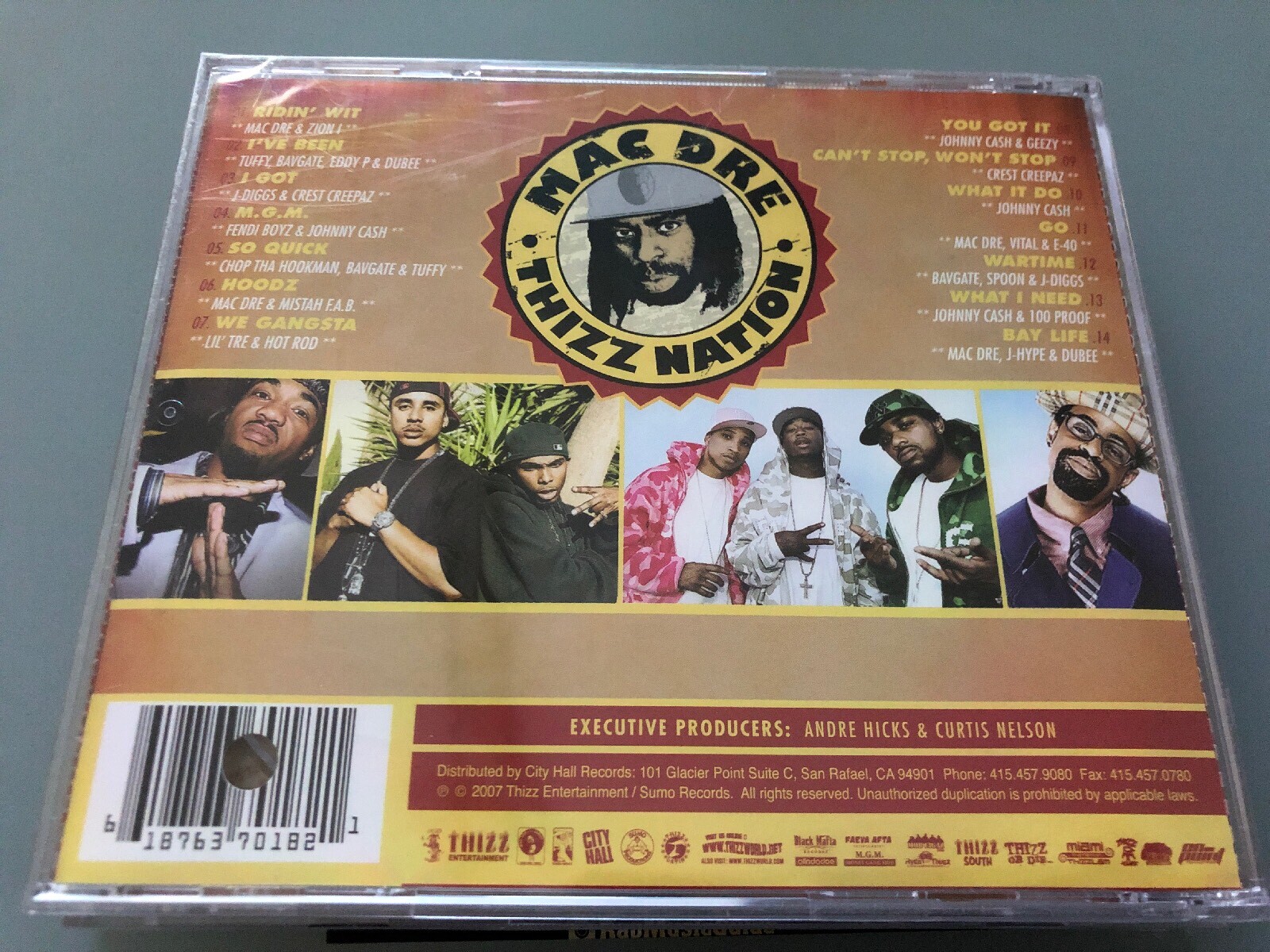 CD: MAC DRE - Thizz Nation Vol Thirteen (2007 Thizz Ent.)Sealed Cali ...