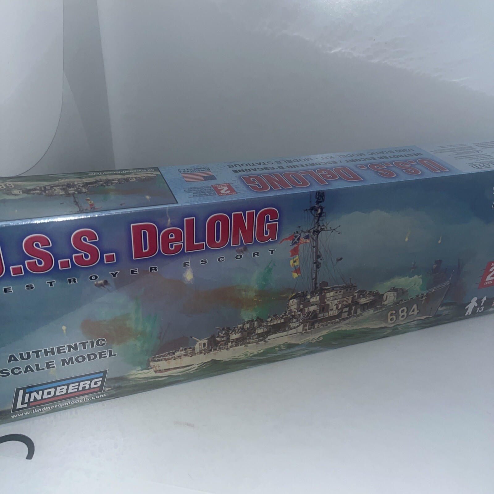 Lindberg LND 1/300 USS DeLong Destroyer ESCORT Plastic Model Kit 70863 ...