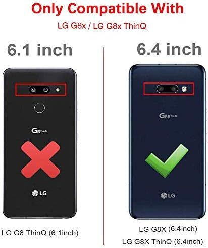 LG G8X ThinQ Case, with HD Screen Protector, [Shockproof] Tough Rugged ...