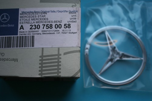 Genuine Mercedes-Benz R230 SL Rear Trunk Boot Emblem Badge A2307580058 ...