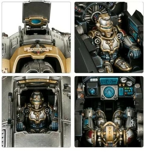 40k Imperial Knight Detailed Cockpit & Pilot Upgrade Sprue Canis Rex ...