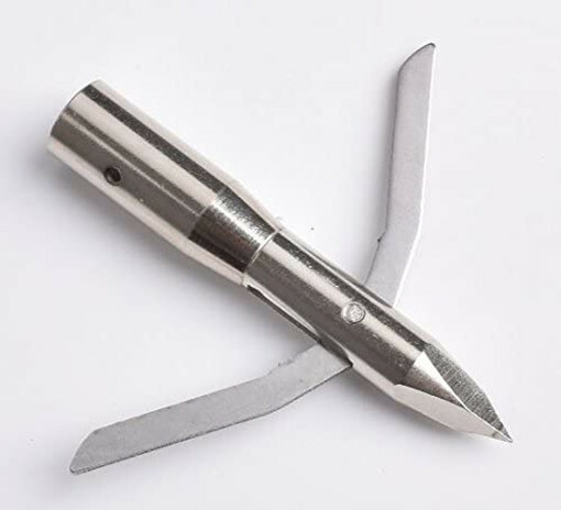 6PK Bowfishing Arrow Point Broadheads Fixed Head Blade | eBay