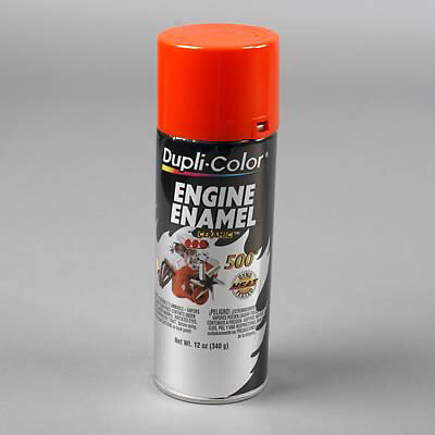 Duplicolor DE1620 Engine Enamel Paint, Chevrolet Orange, 12 Oz Can | eBay