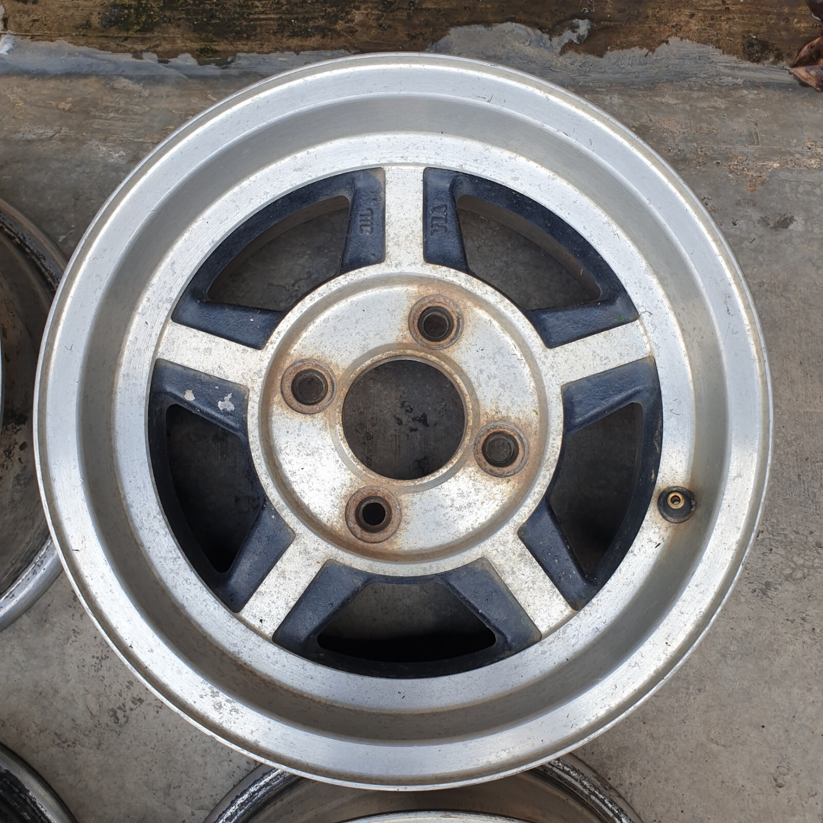 JDM Enkei racing 5 spoke monoblock 13" rims wheels for ae86 ta22 datsun ...