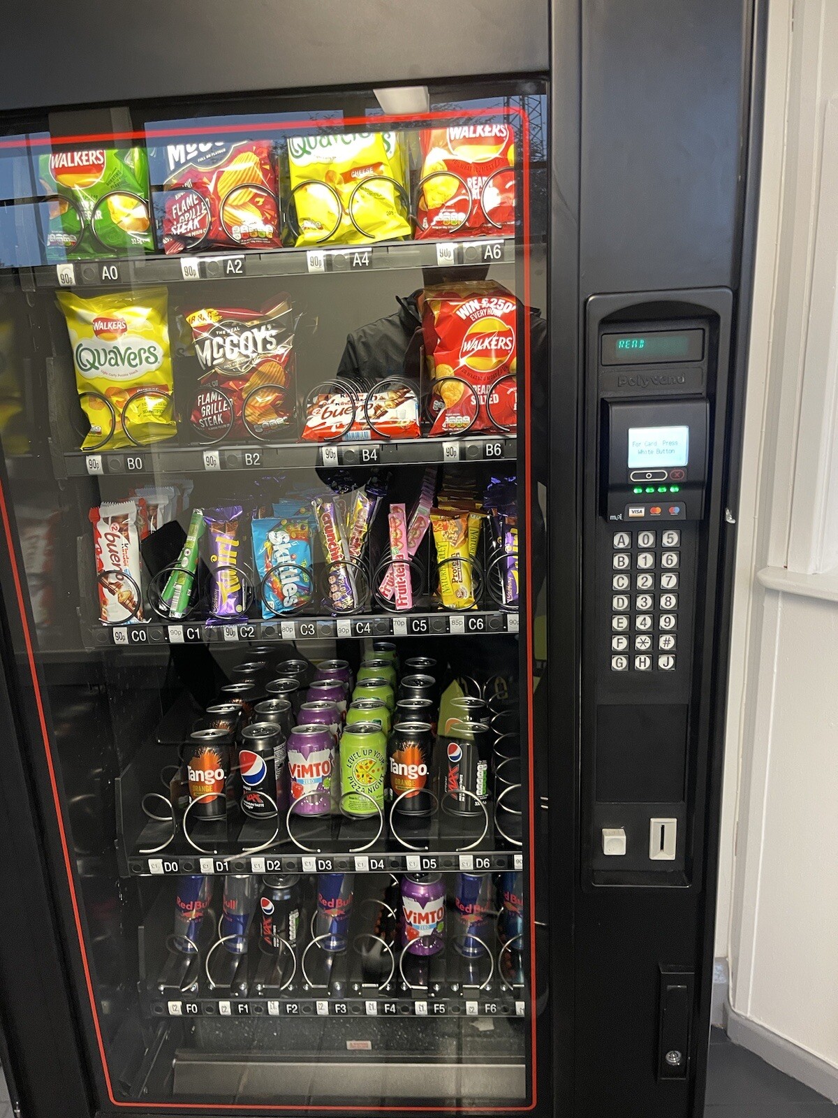 Snack & Can Combination Vending Machine with Contactless Unit Fitted ...