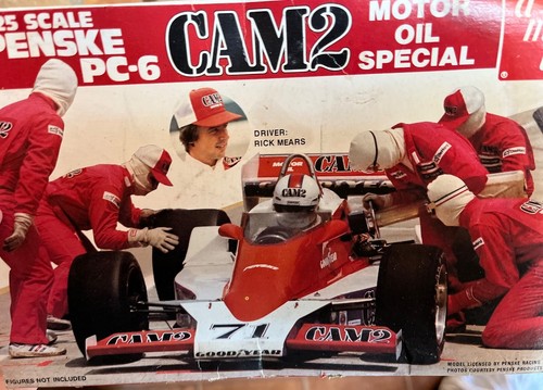 AMT #3000 Penske PC-6 Cam 2 Rick Mears Indy Car 1/25 KIT McM Niob si | eBay