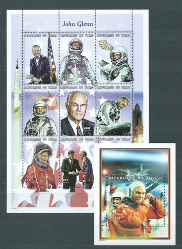 Tchad - Post Yvert 1062/70 + H.84 MNH Astro | eBay.de