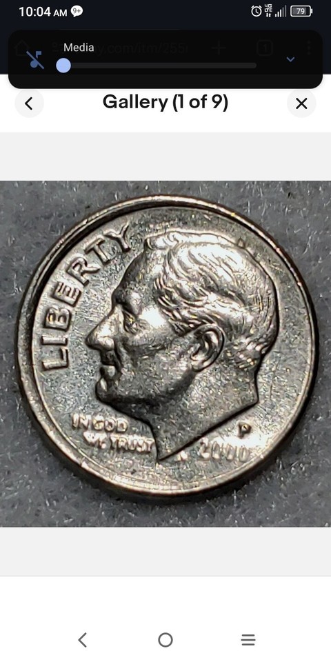 Rare coins 2000 p dime. shallow hit,and off center error | eBay