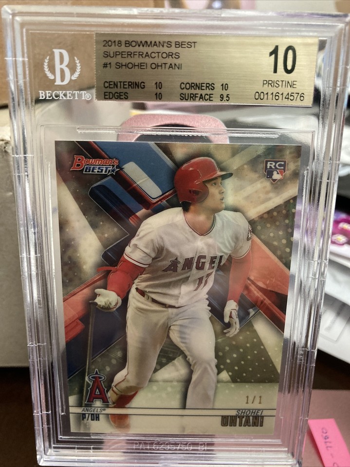 Shohei Ohtani 2018 Bowmans Best RC Superfractor 1/1 BGS 10 Pristine | eBay
