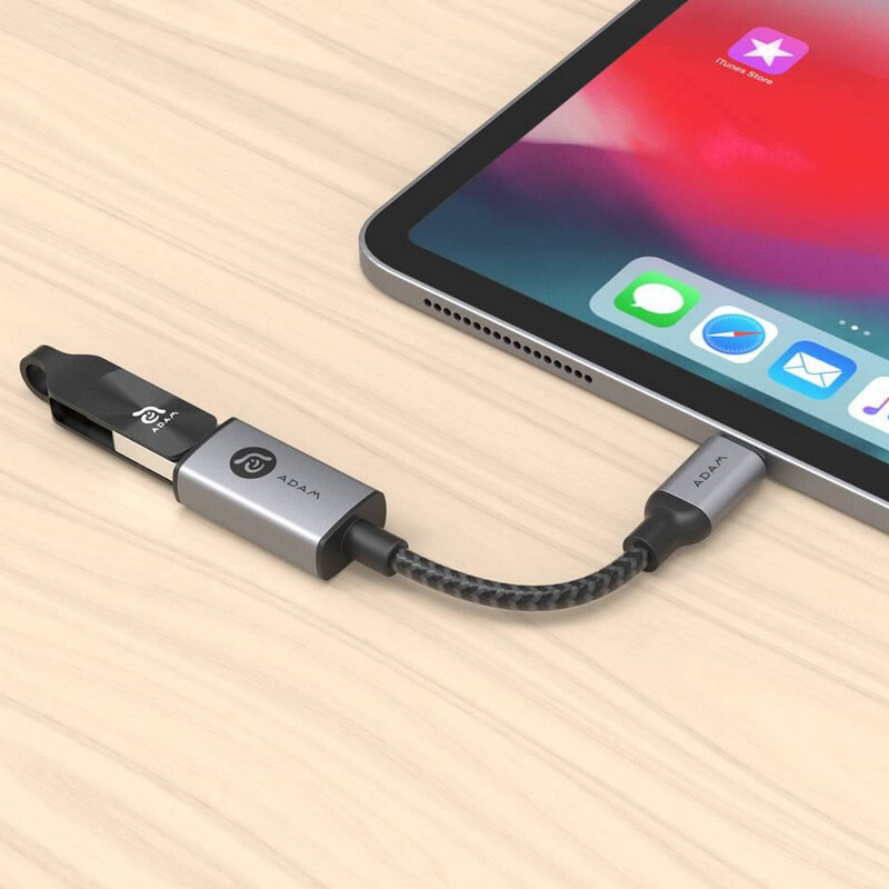Adam Elements OTG USB-C To USB-A 3.1 Adapter For Apple iPhone 15 And ...
