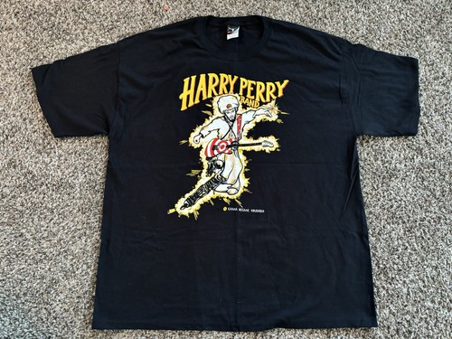 Vintage Harry Perry Band Psychedelic Rock Venice Beach T Shirt Hanes ...