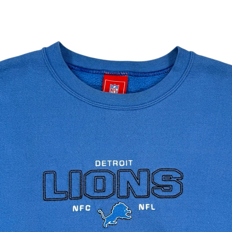 Vintage Detroit Lions NFL Pullover Sweatshirt Football Mens Large • EUC ...