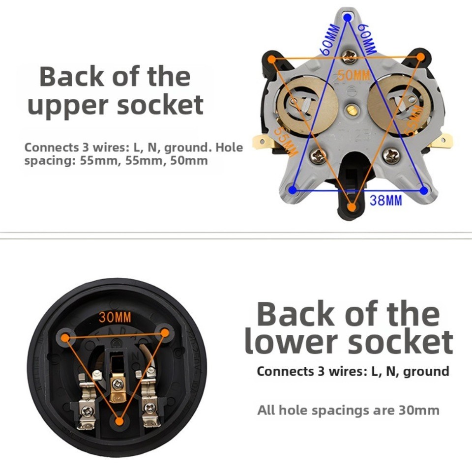 Kettle Upper and Lower Base Coupler with 5 Ring Thermostat Temperature ...