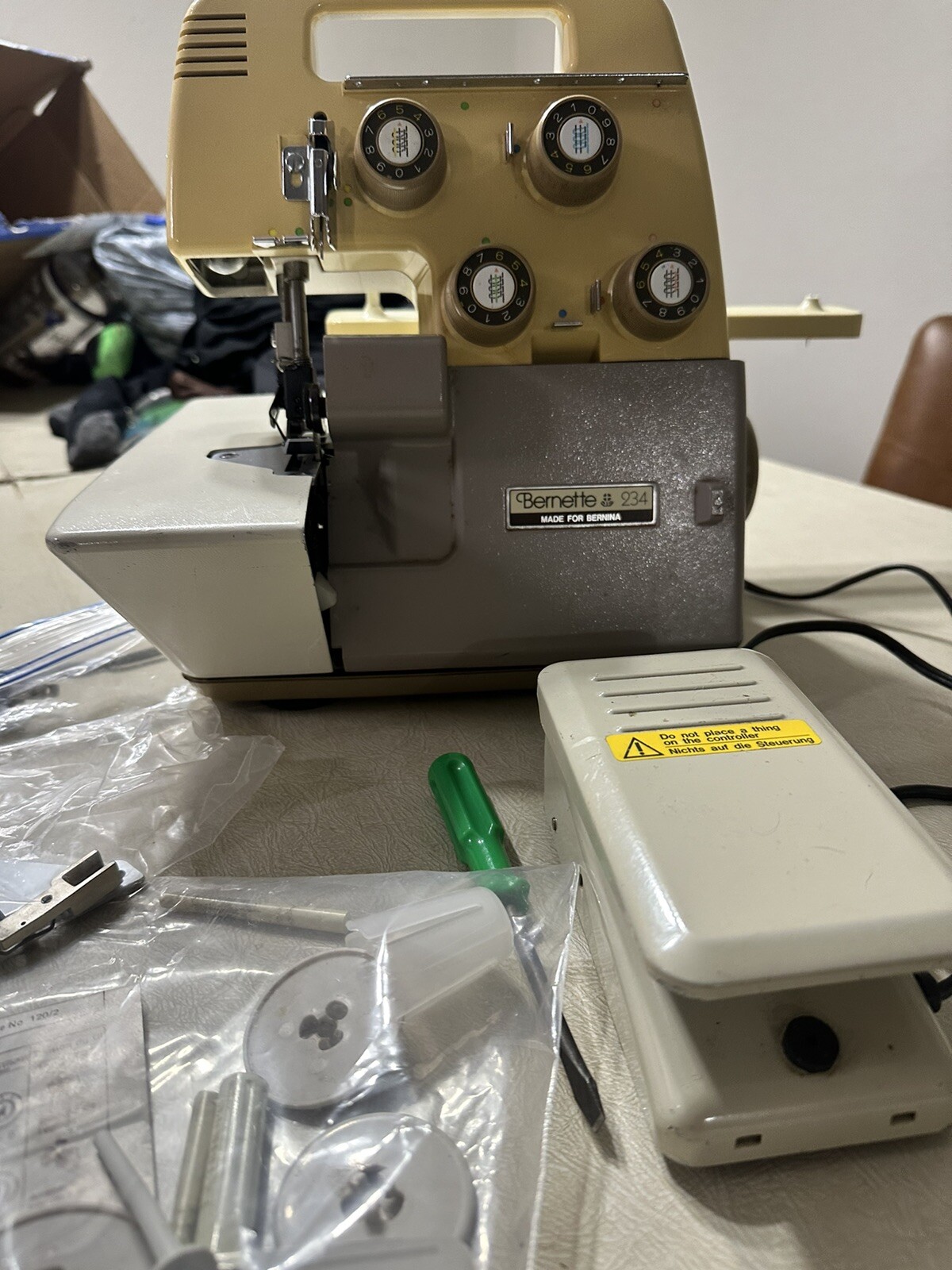 Antique Bernette embroidery Sewing MO 234 See Details user manual ...