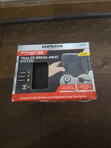 BRAND NEW Hopkins 20098 THE ENGAGER HD Trailer Break-Away System ...