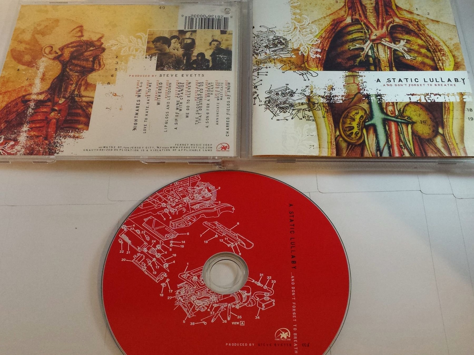 ...And Don't Forget to Breathe by A Static Lullaby (CD, Jan-2003 ...