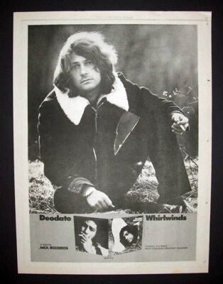 Deodato Whirlwinds 1974 Poster Type Advert, Promo Ad | eBay