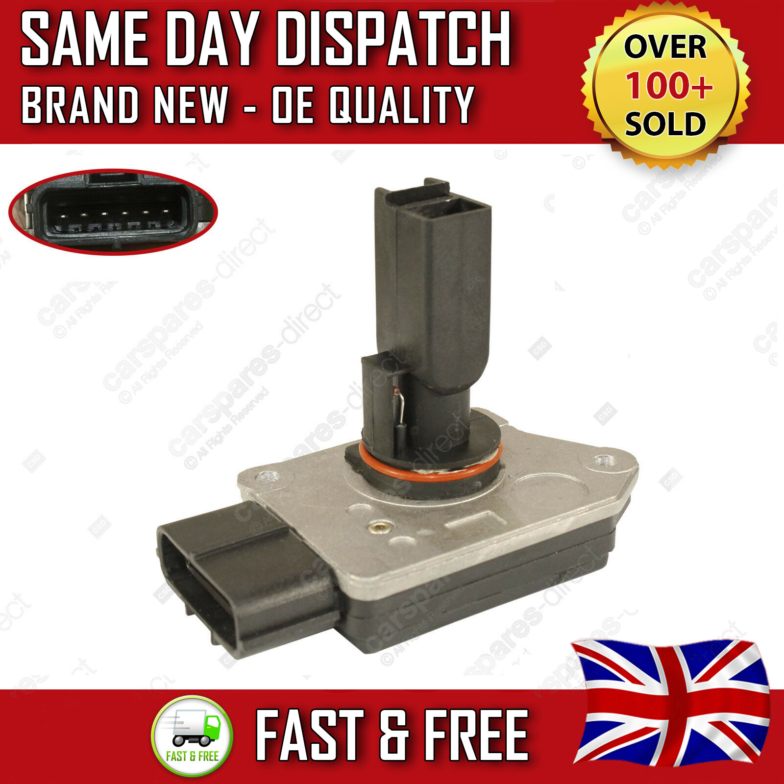 MAF SENSOR - FORD FOCUS MK1 / MONDEO MK3 MASS AIR FLOW METER 2000>2007 ...