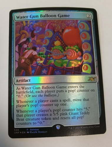 MTG Magic the Gathering Water Gun Balloon Game #538 Unfinity NM FOIL | eBay