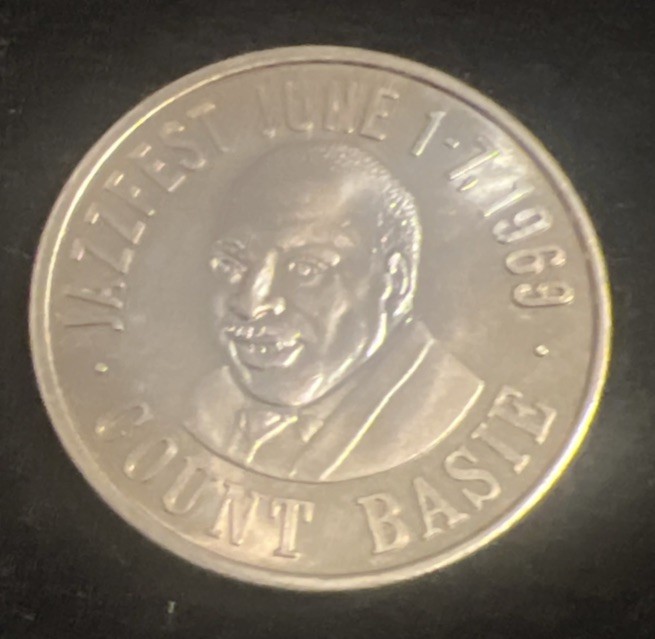 Lot of 22 - 1969 New Orleans Jazz Festival- Count Basie Coin Medal ...