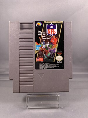 NFL football Original Nintendo NES Game Cart Authentic Tested!!! | eBay